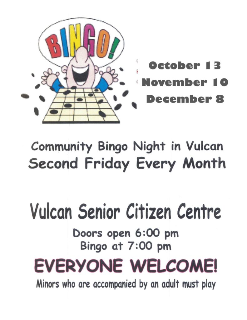 October 2023 Vulcan County Family Resources | Village of Arrowwood